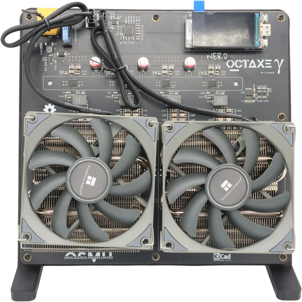 NerdQaxe++ Rev6.1 – Bitcoin Solo Miner - Mining Chrome NerdQaxe++ Rev6.1